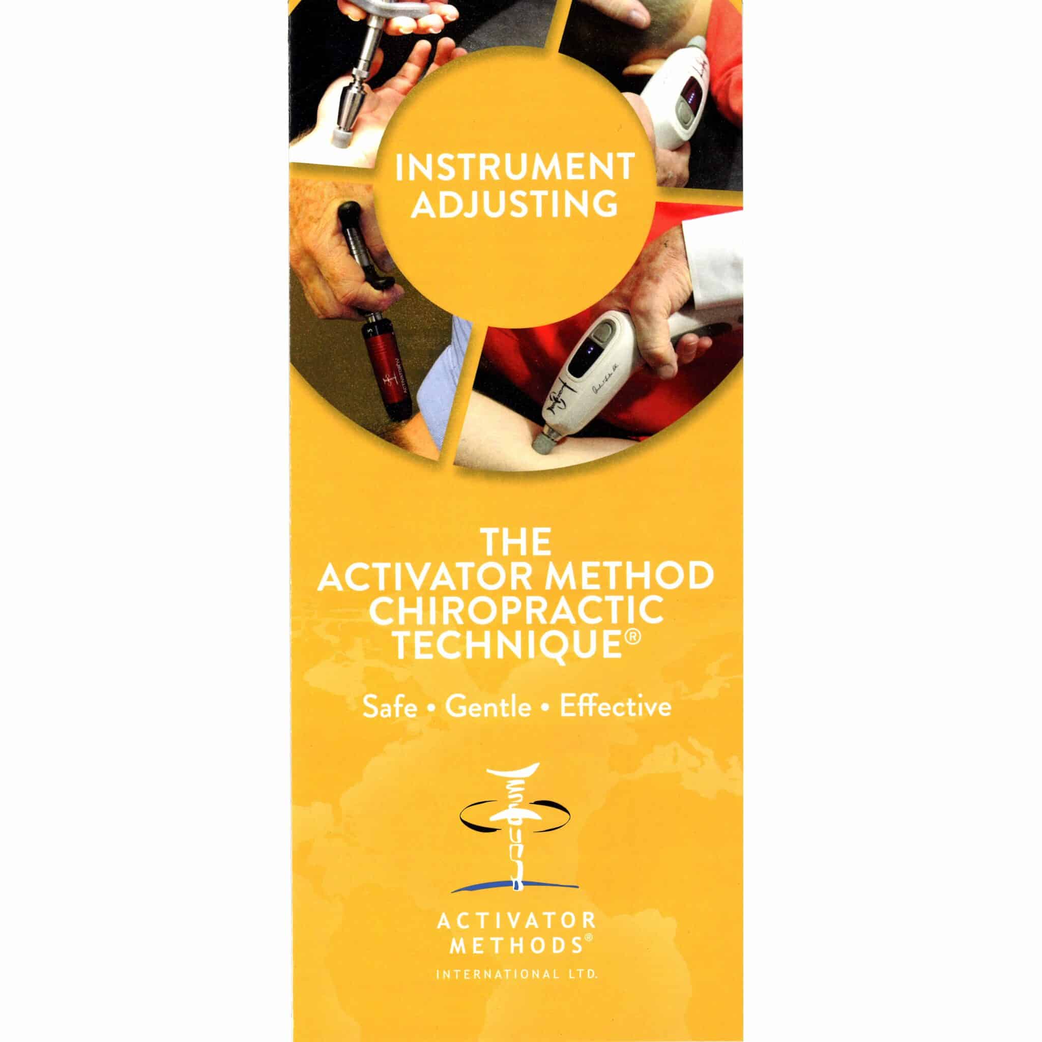 Chiropractic Technique Brochures | Activator Methods